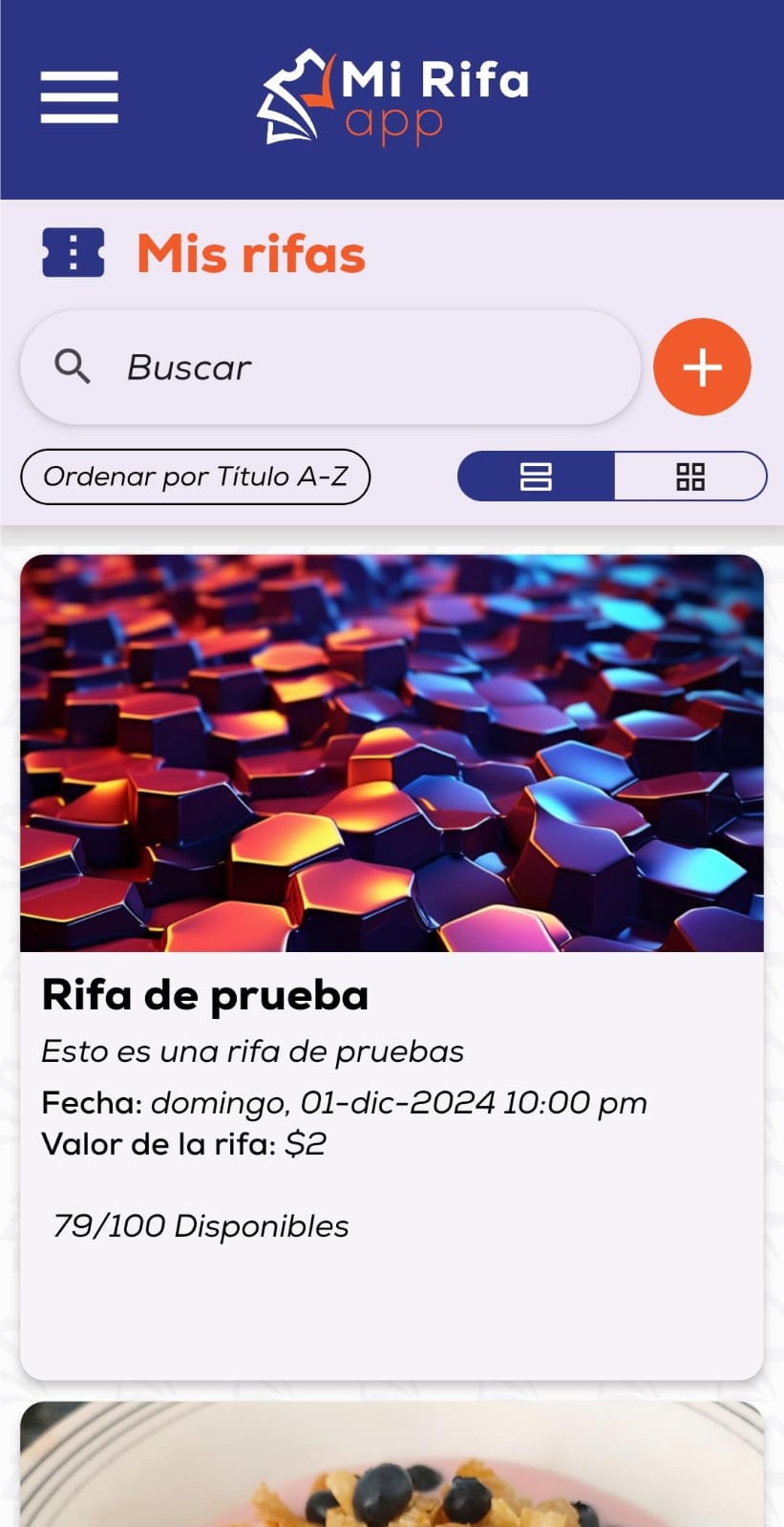 Mi Rifa App - Gestión de Rifas